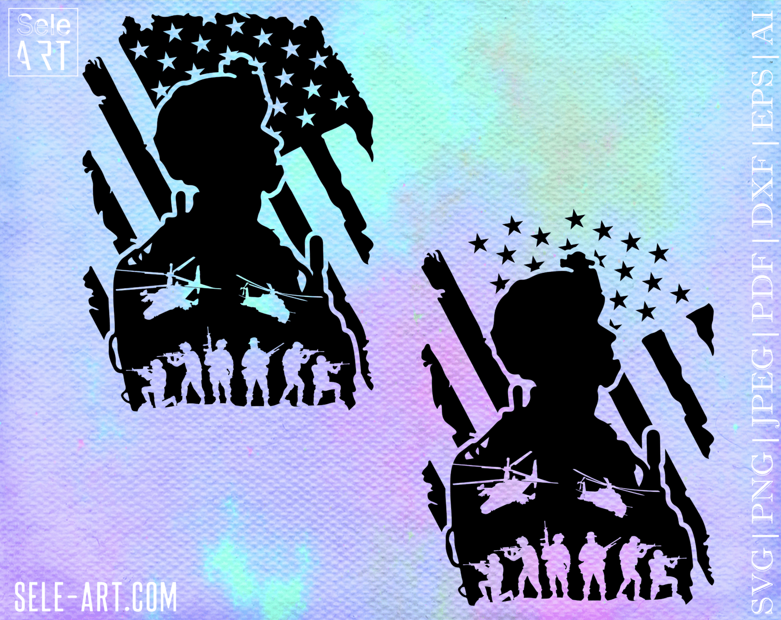 FREE American Barbecue Flag SVG - Free Svg with SeleART