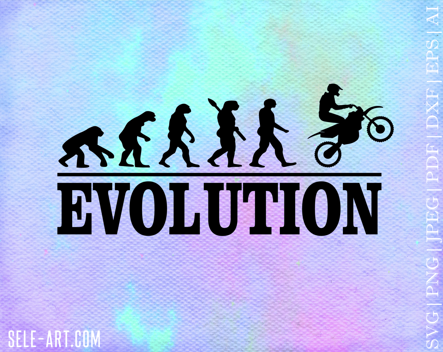 FREE Motocross Evolution SVG - Free Svg with SeleART